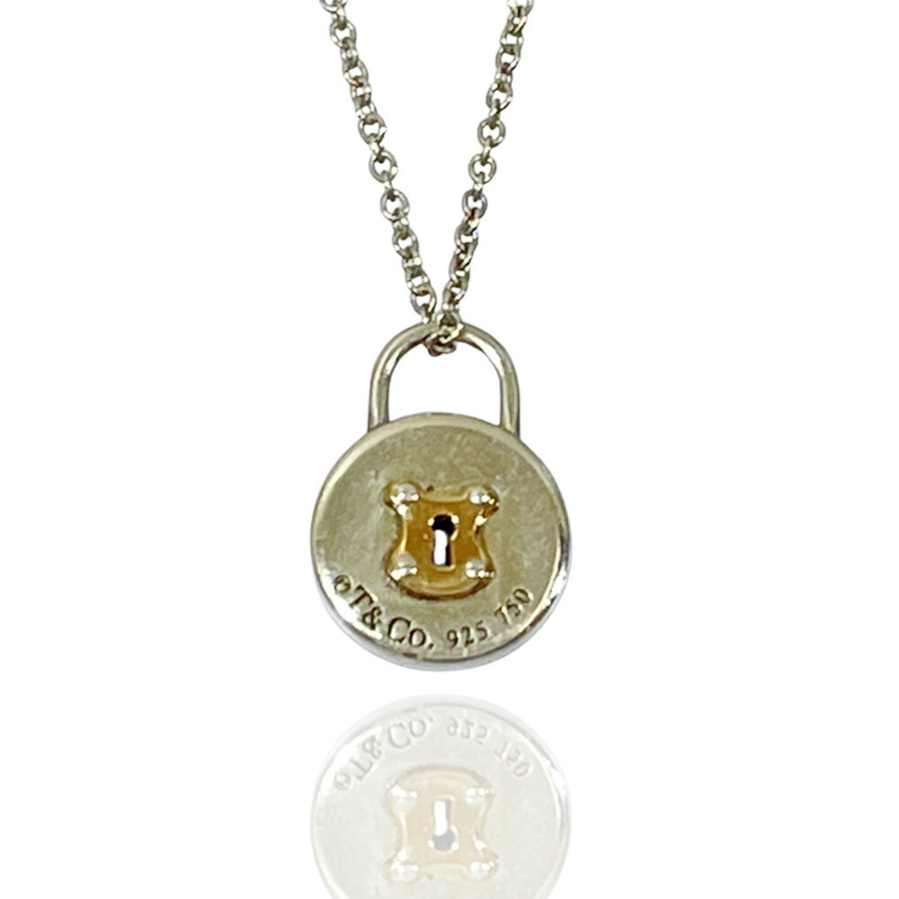 Tiffany Keyhole Combination Necklace Silver - Gem